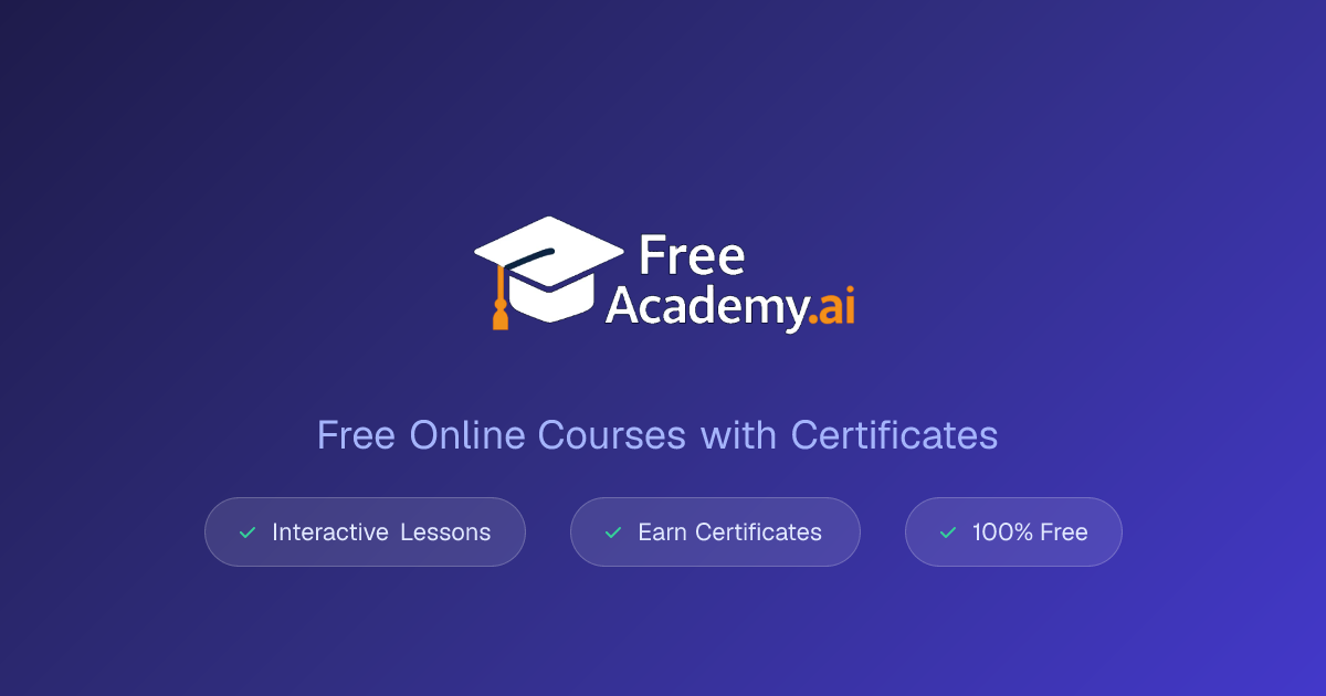 FreeAcademy.ai - Master AI Tools & Skills with Free Online Courses